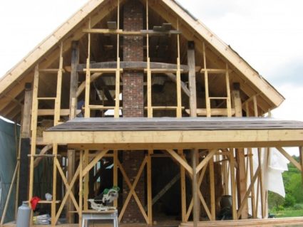 Straw Bale Timber Frame in North Carolina