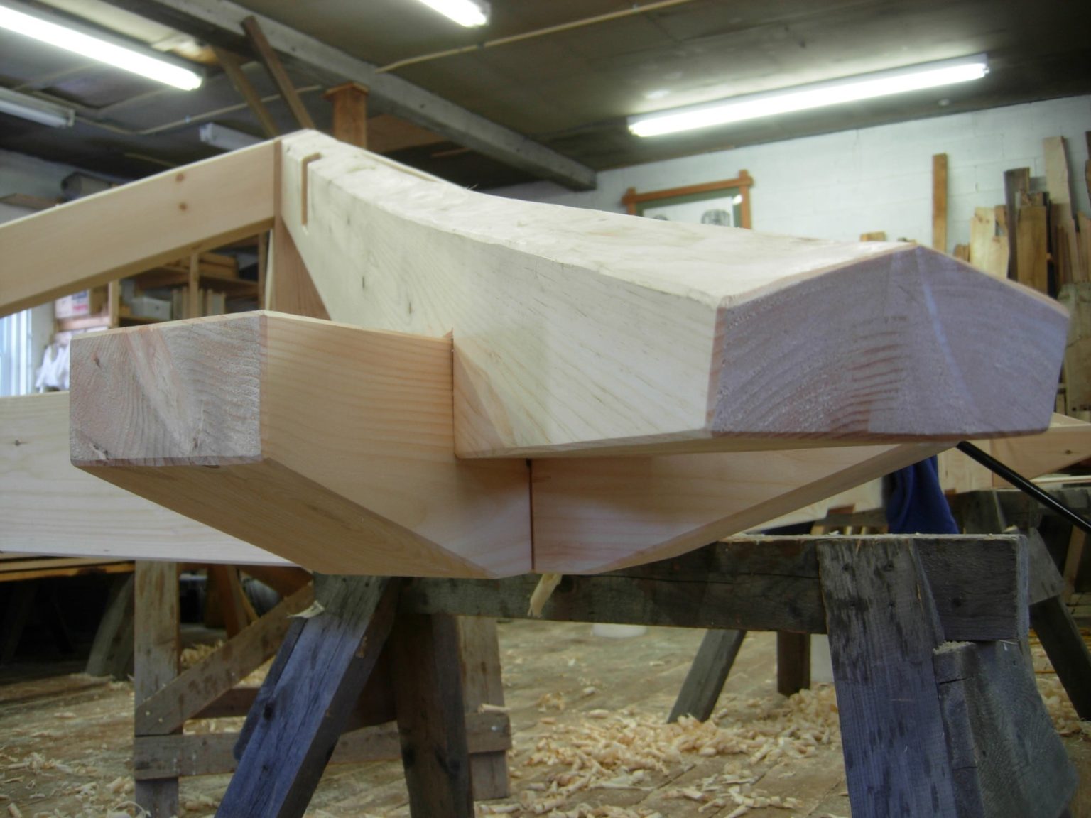 Hip Gazebo with curved rafters