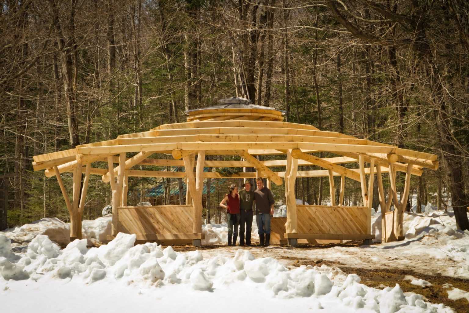 Awesome Timber Frame Pavilion