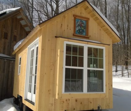 Tiny Timberframe Enclosed