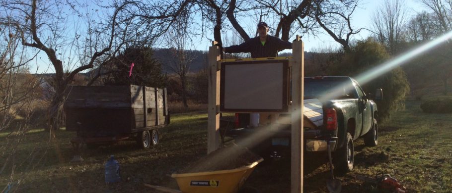 Classic Trailhead Kiosk: A Timber Frame Sign Board