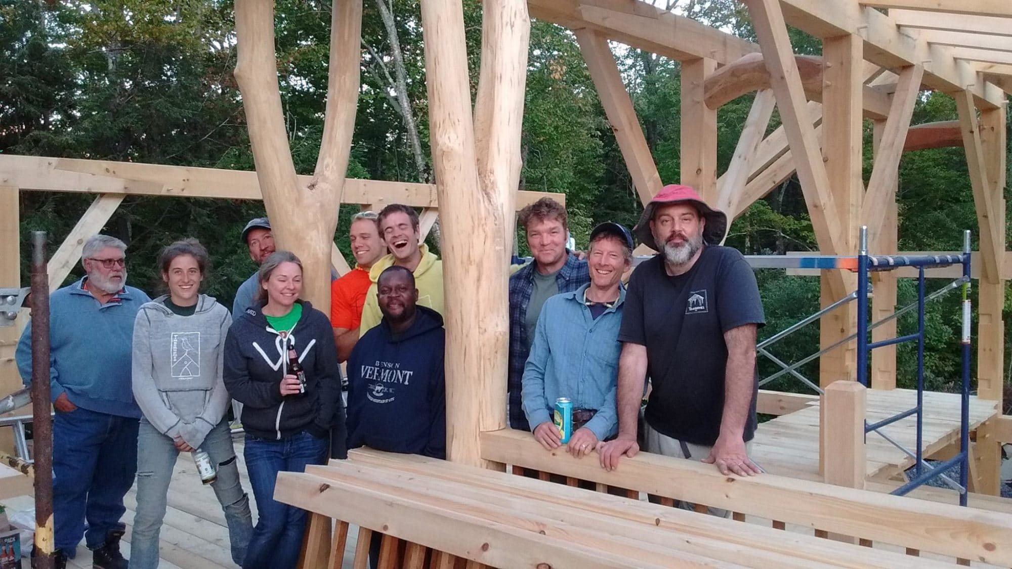 Timber Frame Barn and Garage in the Green Mountains