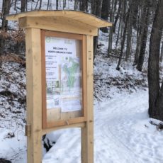 Interpretive Signboard: Classic frame meets modern design