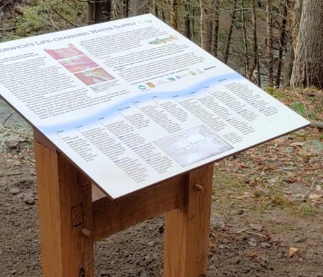 Interpretive Signboard: Classic frame meets modern design