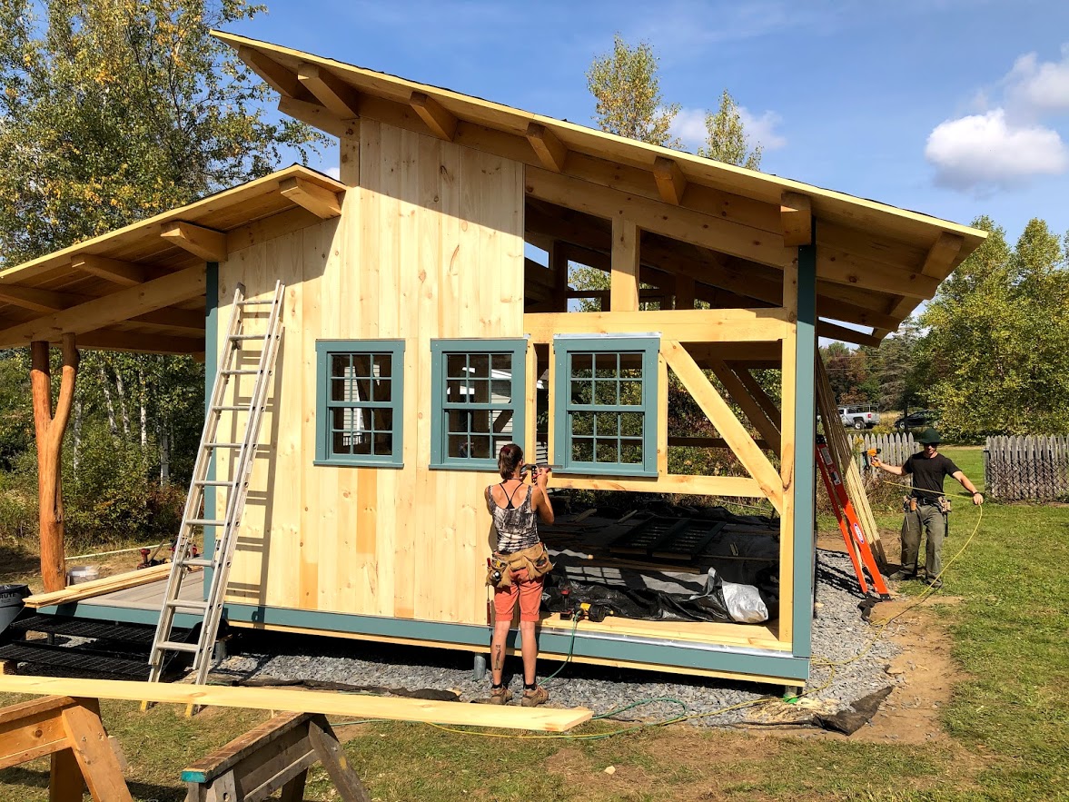 Timber Framed Garden Shed in Montpelier is Ready for Spring