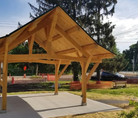 Flared Roof Timber Frame Pavilion